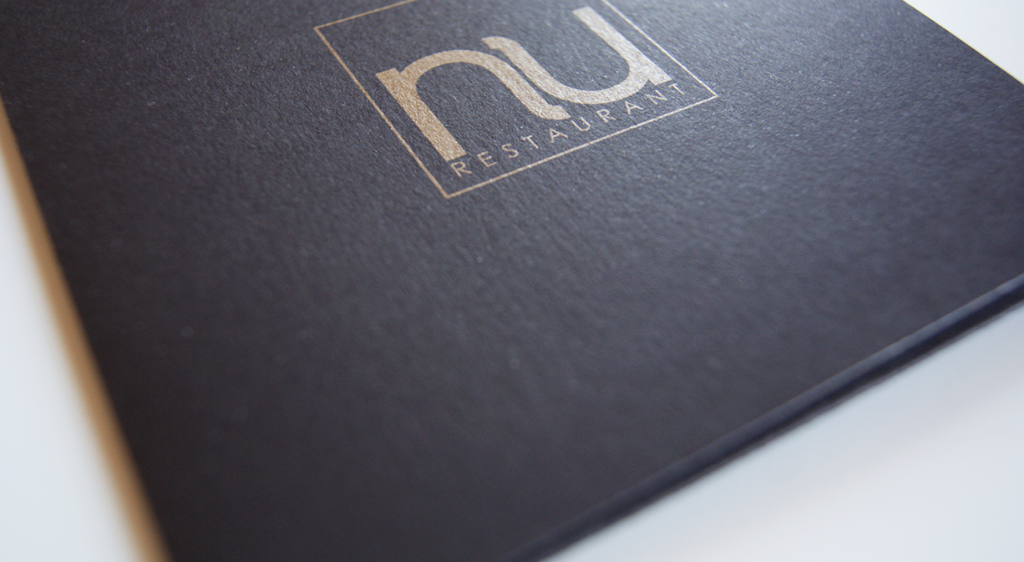 Nu Restaurant · Eventus a la Carta · Disseny Cartes Vi Restaurant